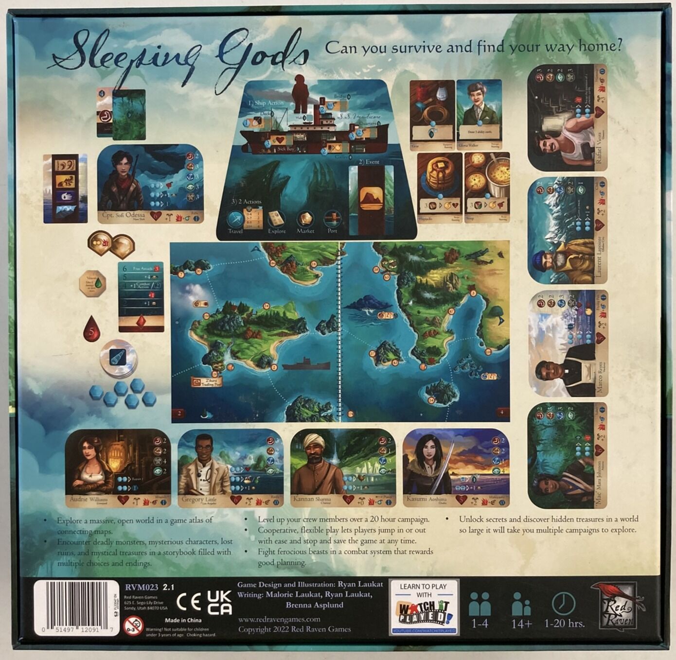 Sleeping Gods (Second Hand) | Narrative Adventure Board Game | Milsims ...