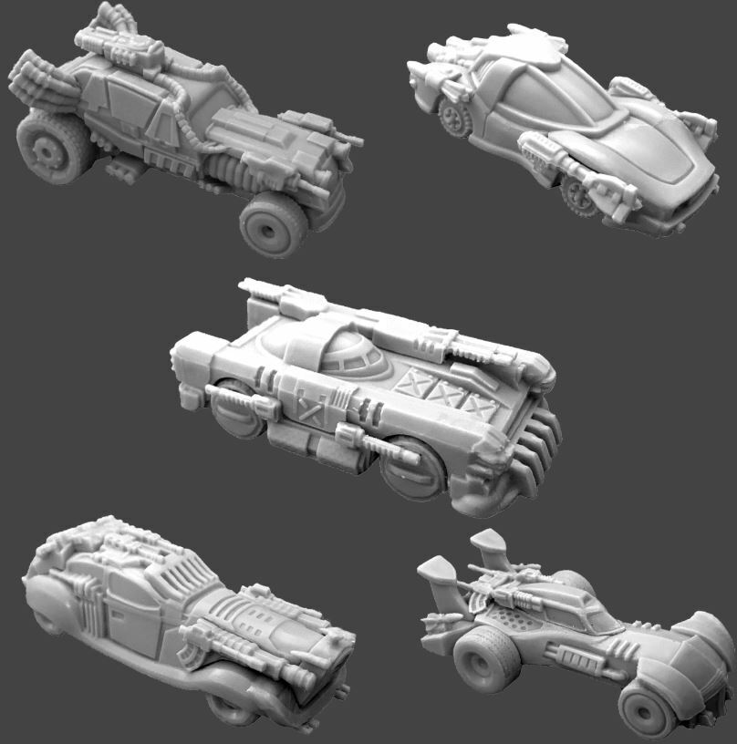 Car Wars 6th Edition Miniatures Set 3 Car Wars 6th Edition Miniatures Set 3
