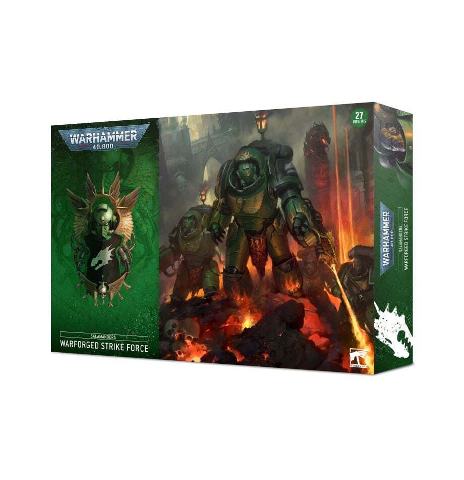 Games Workshop Warhammer 40K Salamanders Warforged Strike Force Box Set ...