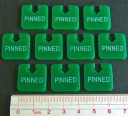 Green Pinned Tokens (10)