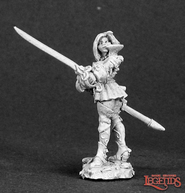 Reaper Dark Heaven Legends: 03311 Rhaine, Female Duelist