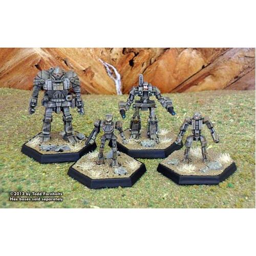 BattleTech Miniatures: BattleForce Scale Inner Sphere Lance Pack 2 (4 ...