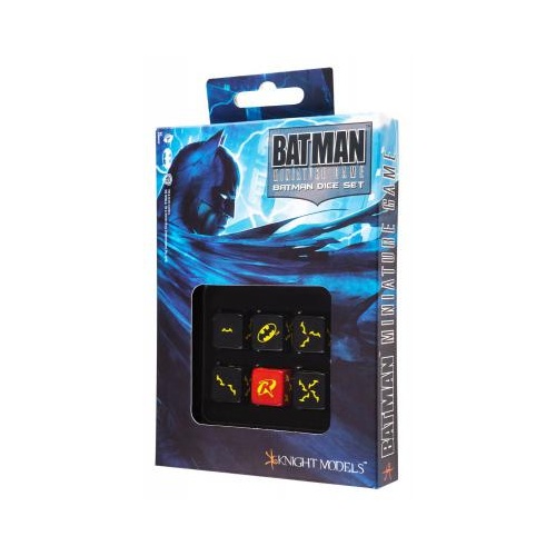 Batman Dice Set of 6 (d6) - Q Workshop